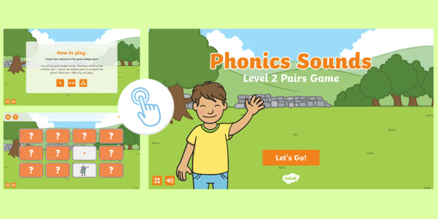 Level 2 Phonics Pairs Game: Sounds | Twinkl Go!
