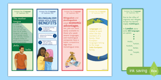 Interesting Facts about Languages in English Bookmarks