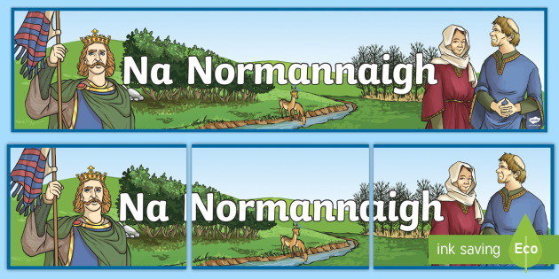 Na Normannaigh Display Banner (teacher made)