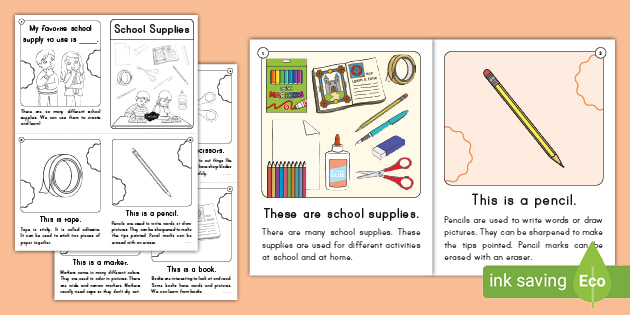 Augmentative and Alternative Communication: School Supplies Shared Reader