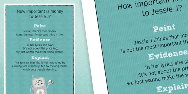 Point Evidence Explain Poster 3 (teacher made)