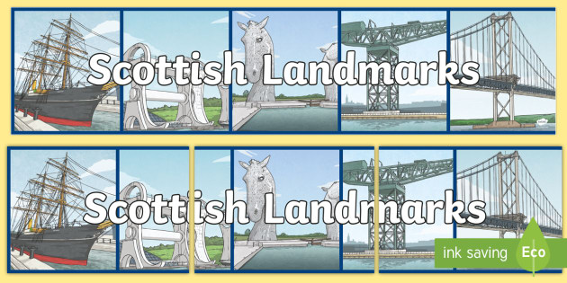 Scottish Landmarks Display Banner