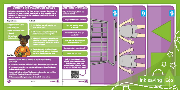 Toddler Safe Playdough Recipe