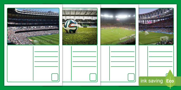 FREE! - Football Stadium Postcards (teacher made)
