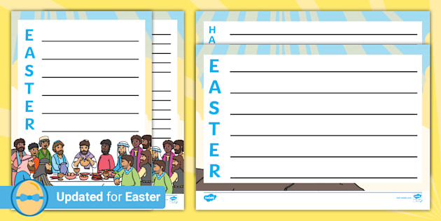 Easter Poem Templates | twinkl.com.au