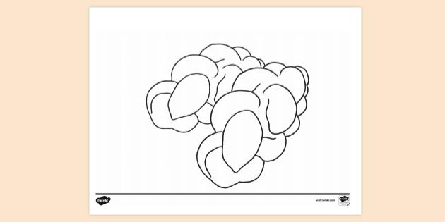 FREE! - Two Loaves of Challah Colouring | Colouring Sheets