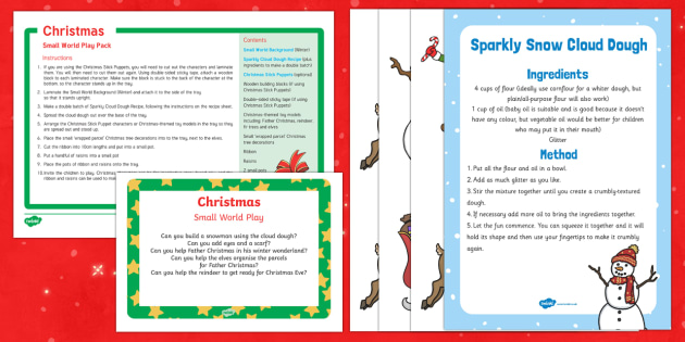 Christmas Small World Play Idea (teacher made)