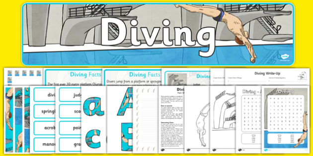 Rio 2016 Olympics Diving Resource Pack (teacher made)