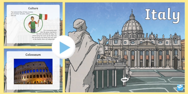 Italy PowerPoint - Primary Resources (teacher made)