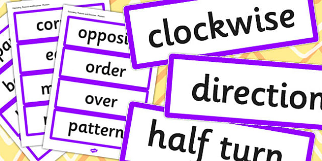 Year 2 2014 National Curriculum Geometry Position and Direction