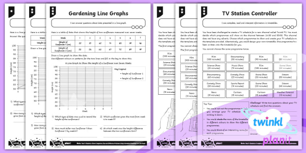 PlanIt Maths Year 5 Statistics Home Learning Activity Pack PlanIt Maths Year 5 Statistics Home Learning Activity Pack