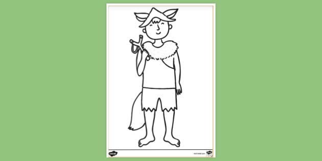 FREE! - Slightly Lost Boy Colouring Sheet | Colouring Sheets