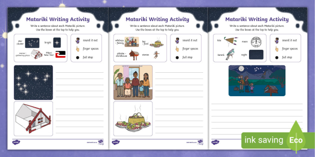 Matariki Early Writing Activities (teacher made)