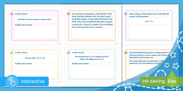 How To Teach Negative Numbers - Year 6 Subject Support - Twinkl Guides