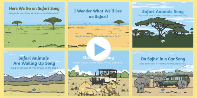 Safari Themed PowerPoint Pack (teacher made)