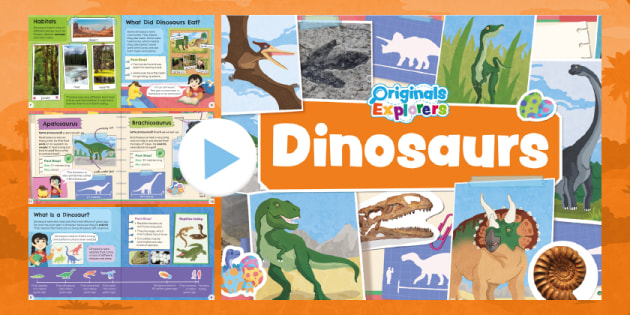 Originals Explorers: Dinosaurs Book PowerPoint