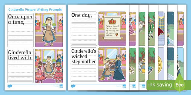 KS1 Cinderella Simple Sentence Writing Prompts