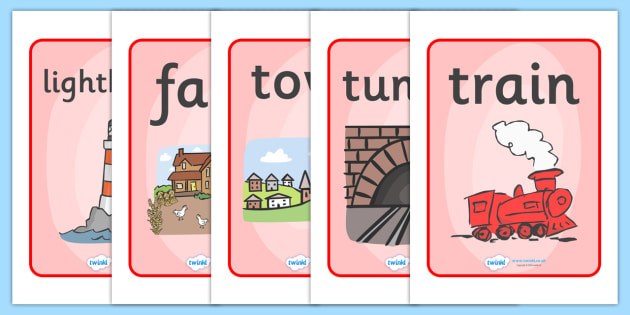 The Train Ride Display Posters (teacher made)