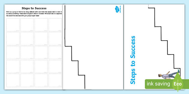 Goals and Aspirations UKS2 Steps to Success Activity