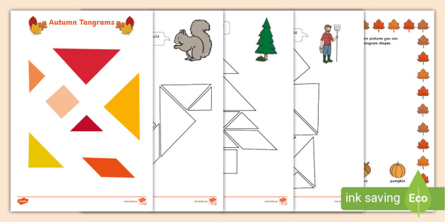 Autumn Tangrams Activity (teacher made)