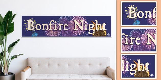 Bonfire Night Banner | Twinkl Party (teacher made)