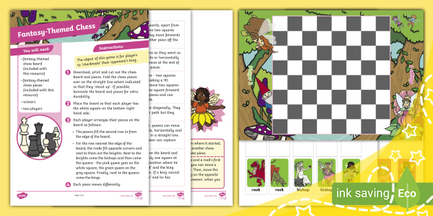 Fantasy-Themed Chess