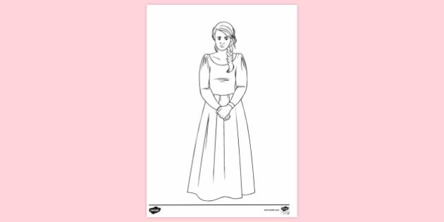 FREE! - Georgiana Darcy Colouring Sheet | Colouring Sheets