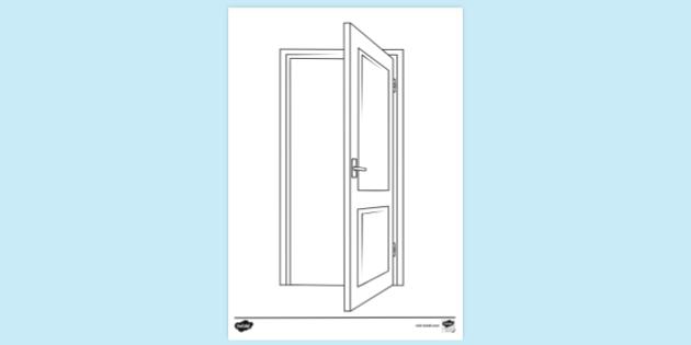 FREE! - Open Door Colouring Sheets | Colouring Pages