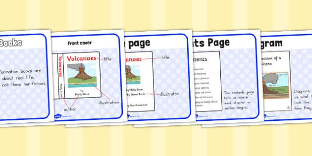 Information Book Display Posters (teacher made)