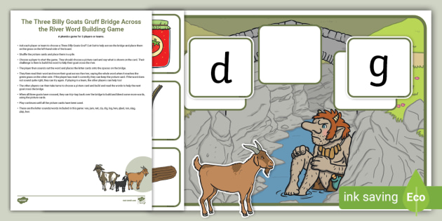 The Three Billy Goats Gruff Steam Bridge Building Activity