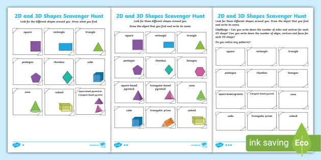 3d Shapes Worksheets • Twinkl.ca