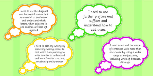 and 4 Writing Assessment I need to Thought Bubbles Composition