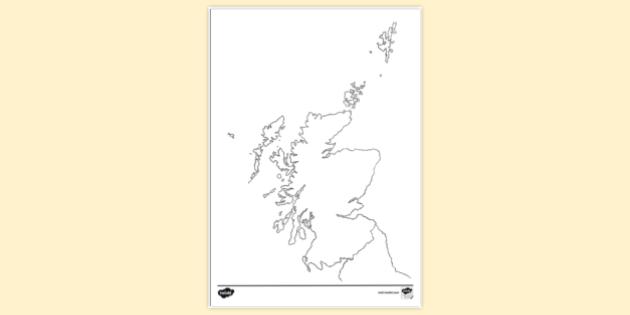 FREE! - Scotland and Islands Map Colouring | Colouring Sheets