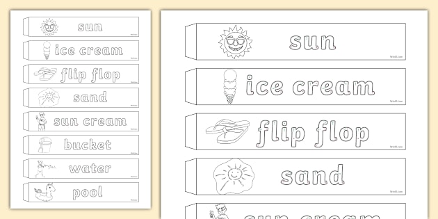 Summer Handwriting Worksheets | twinkl.com.au