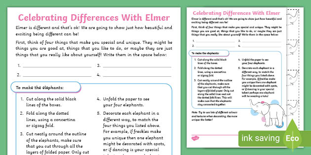 Elmer The Patchwork Elephant | Celebrating Differences