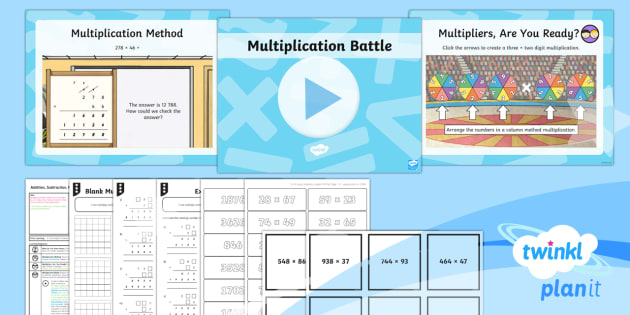 PlanIt Maths Y6 Addition, Subtraction, Multiplication and Division Lesson