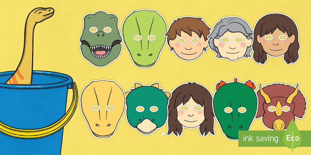 Role Play Masks to Support Teaching on Harry and the Bucketful of ...