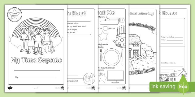 Junior School Time Capsule Activity (teacher made)