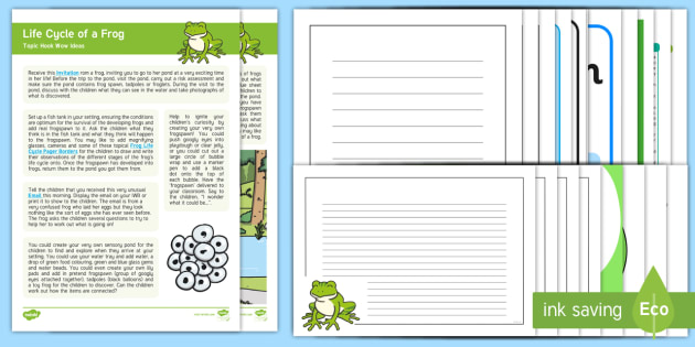 Life Cycle of a Frog Topic Hook Wow Ideas and Resource Pack