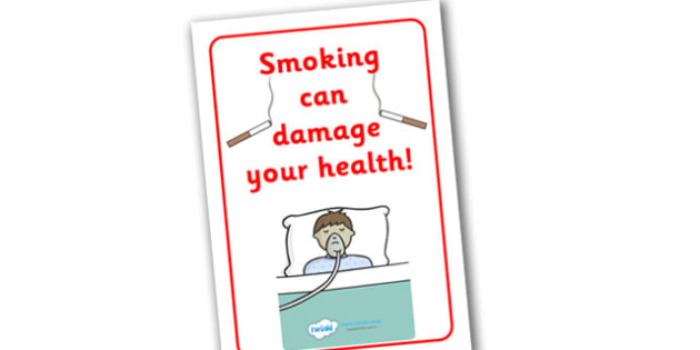 👉 Dangers of Smoking Poster - Smoking Damages Your Health