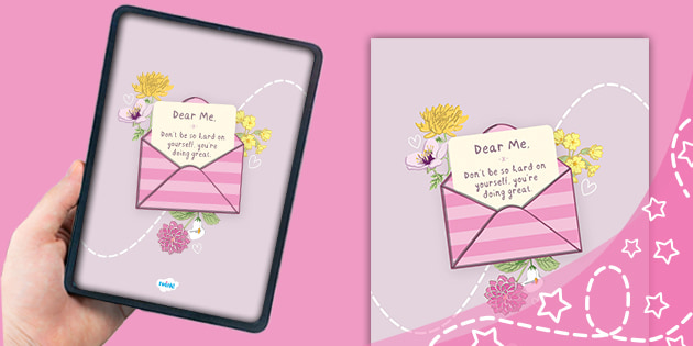 'Dear Me...' Tablet Screensaver