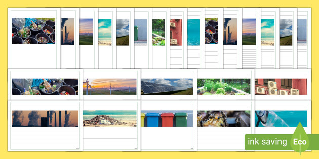 Enviroweek Sustainable Living Writing Stimulus Sheets