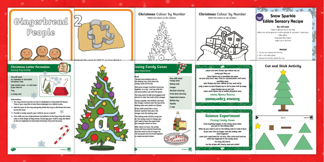 EYFS Christmas Resource Pack (Ages 3-4) (teacher made)