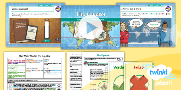 👉 PlanIt Year 4 Spanish Lesson: The Equator