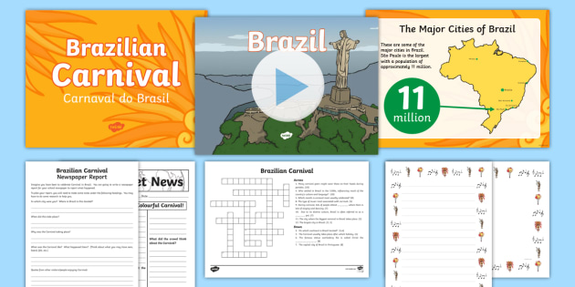 Brazil Carnival Facts | Brazil PowerPoint (teacher made)