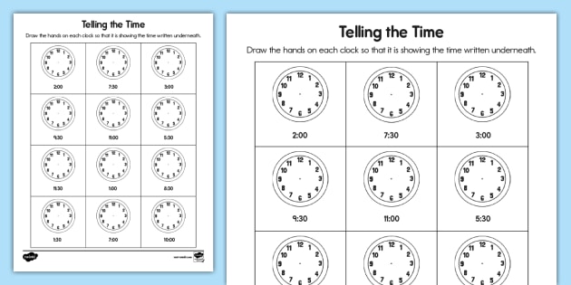 Telling Time Worksheets For 2nd Grade 40+ Time And Money Worksheets