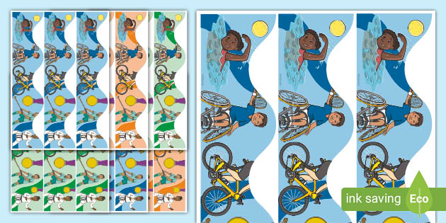 The Olympic Games Noticeboard Border