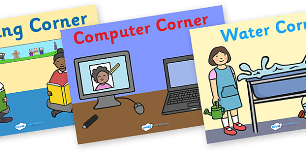 👉 Classroom Area Signs