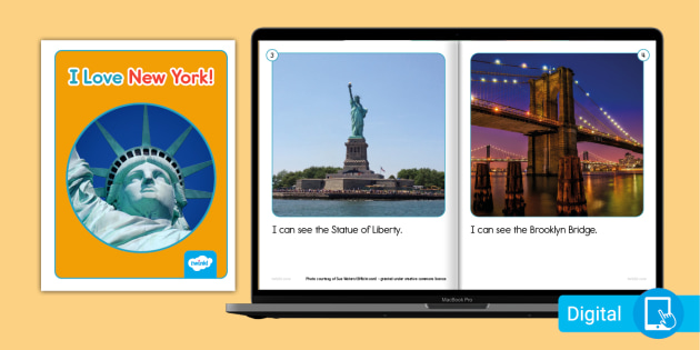 I Love New York! Emergent Reader eBook (teacher made)