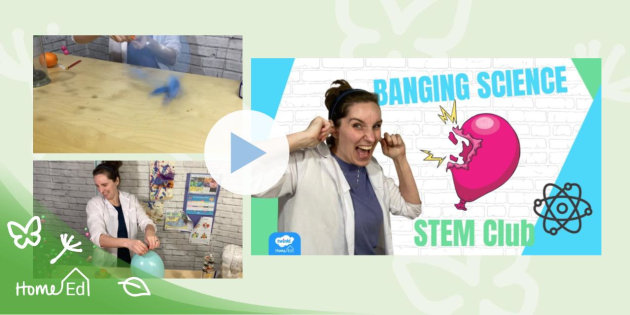 FREE! - Balloon Pop Science Home Education STEM Club